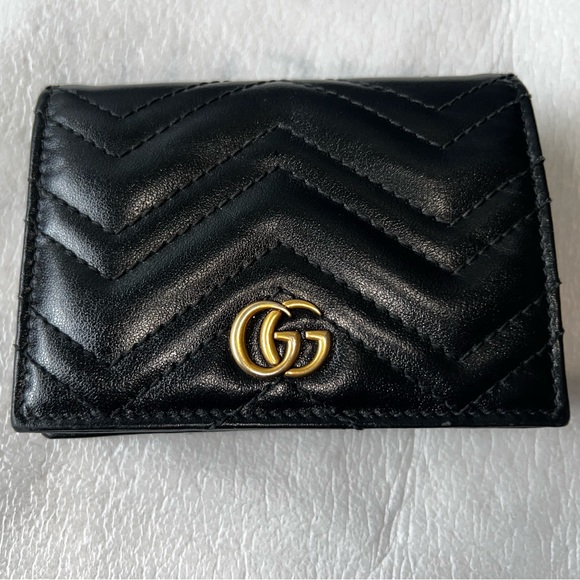 Bags | Gucci Gg Marmont Card Case Wallet | Poshmark